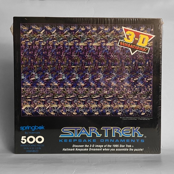 Hallmark | Toys | Vintage 9s Star Trek Puzzle | Poshmark